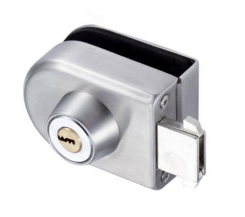 Glass door locks for glass doors and cabinets